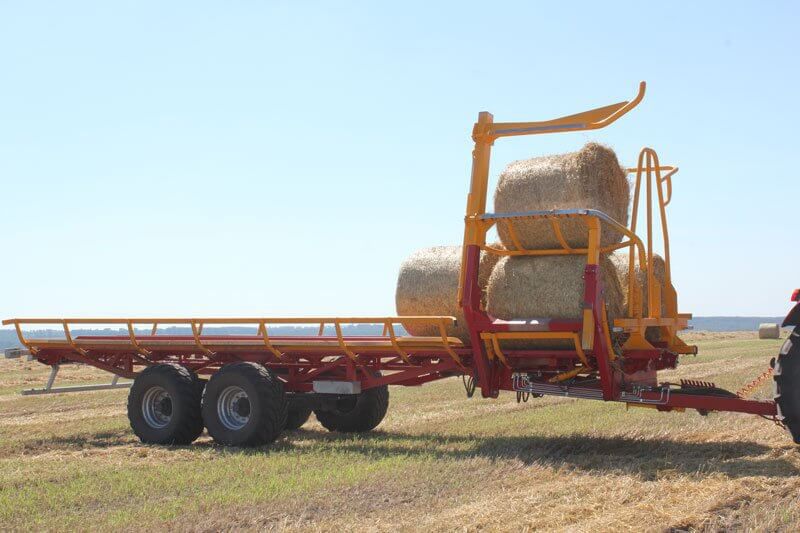 Round bale loader - PT-24 series - Zavod Kobzarenka Ltd. - towed / self ...