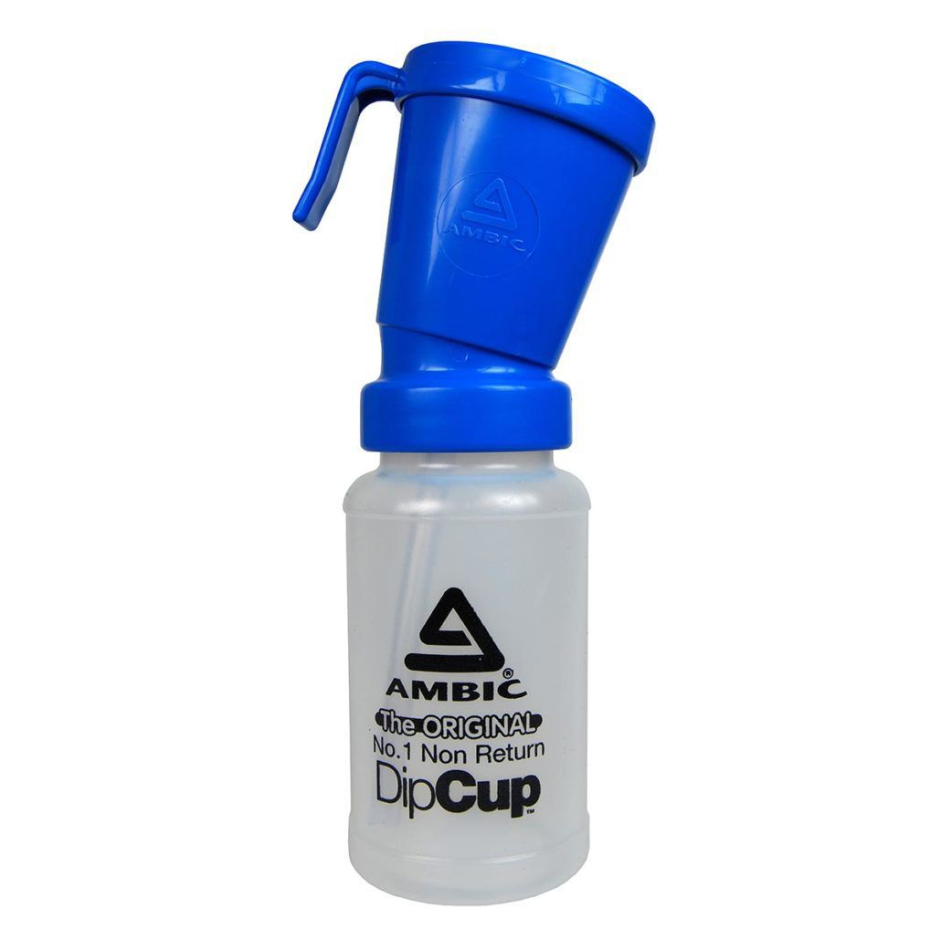 Non-return teat dip cup - L’original - Ambic Equipment Ltd.