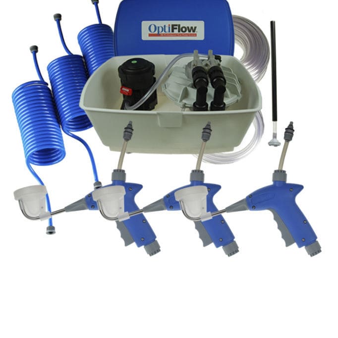 Automatic teat sprayer - OptiFlow™ - Ambic Equipment Ltd.