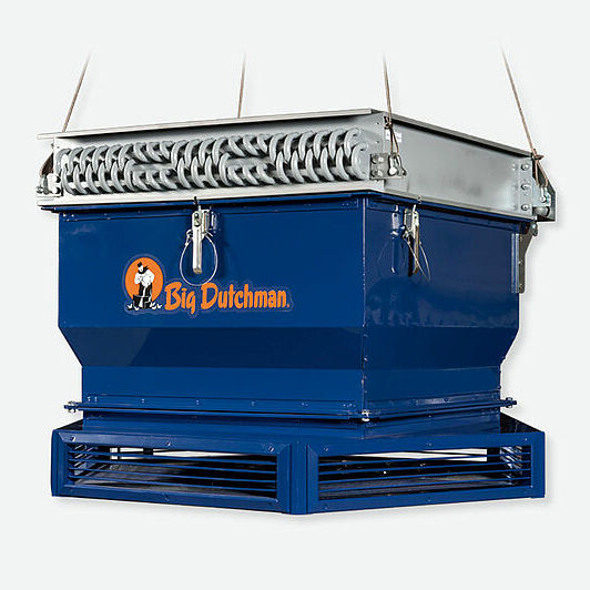 Hot water air heater - HeatMaster - Big Dutchman - ceiling-mounted ...