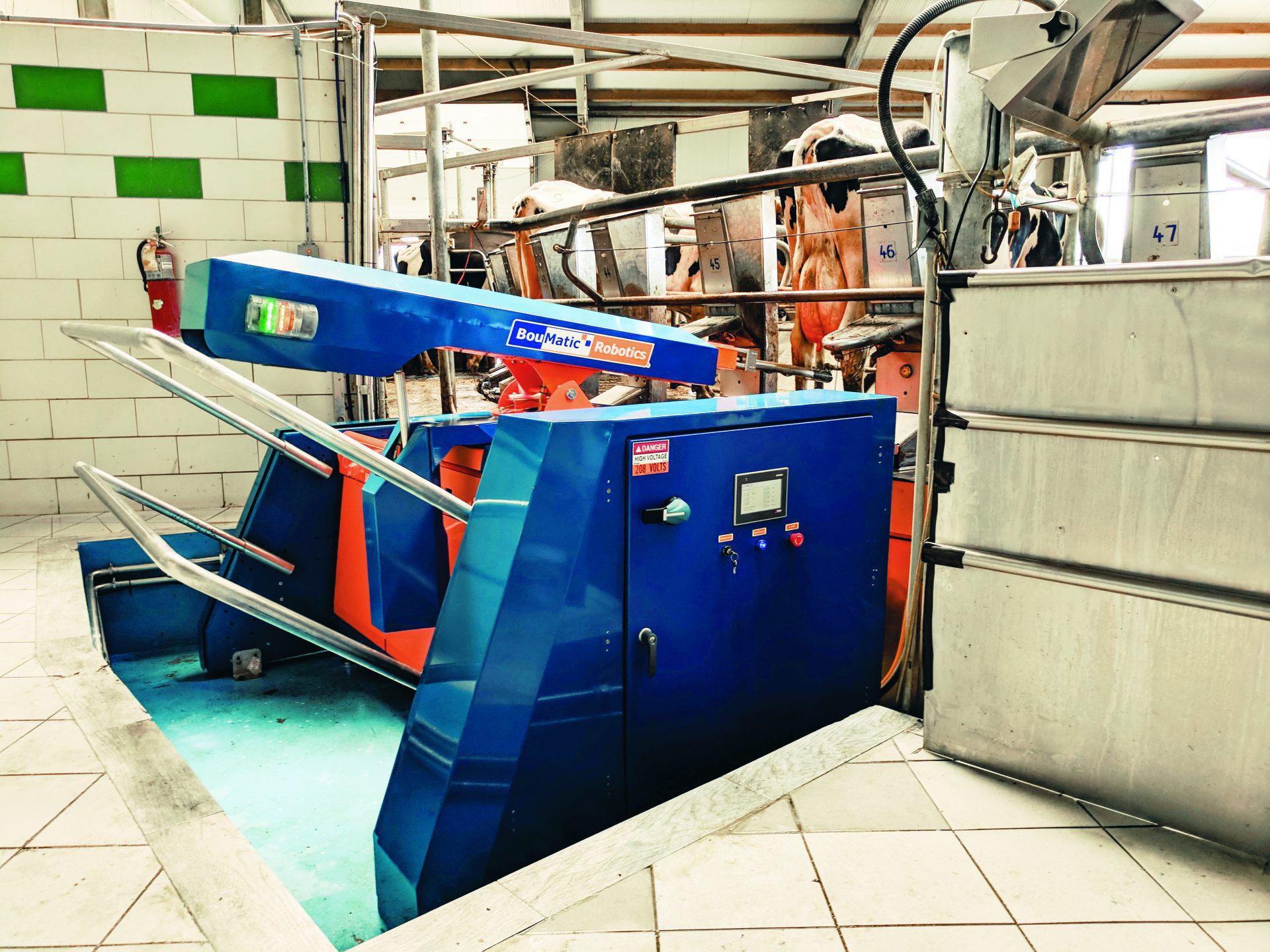 Robotic spray robot - SR2 - BouMatic - small farm