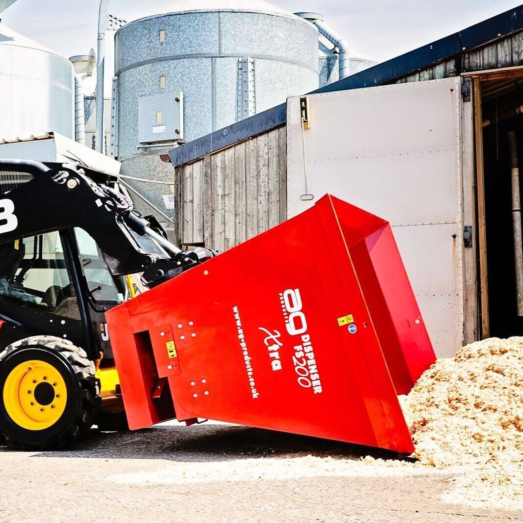 Cubicle bedder - AG FS200 - AG Products - with distributor