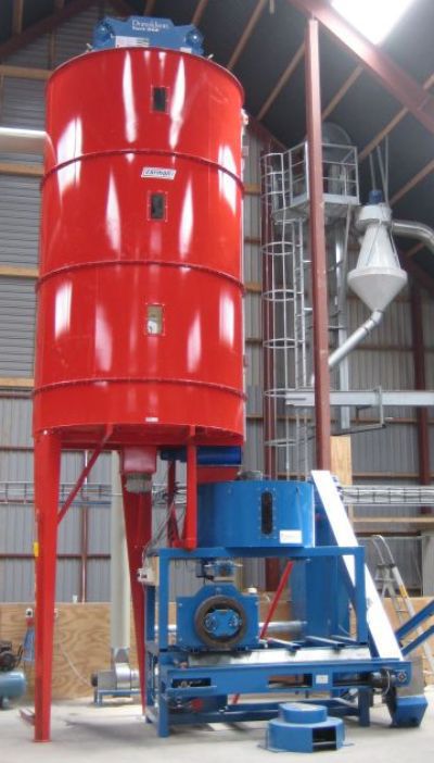 Stationary straw blower - SILO - Cormall A/S - Dirk Gröndahl