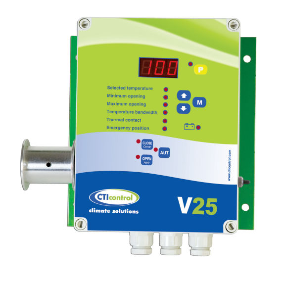Farm building climate controller - V25 - CTIcontrol - for ventilation ...