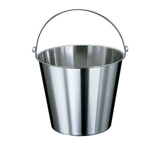 Milk bucket - DUE CI INOX - stainless steel