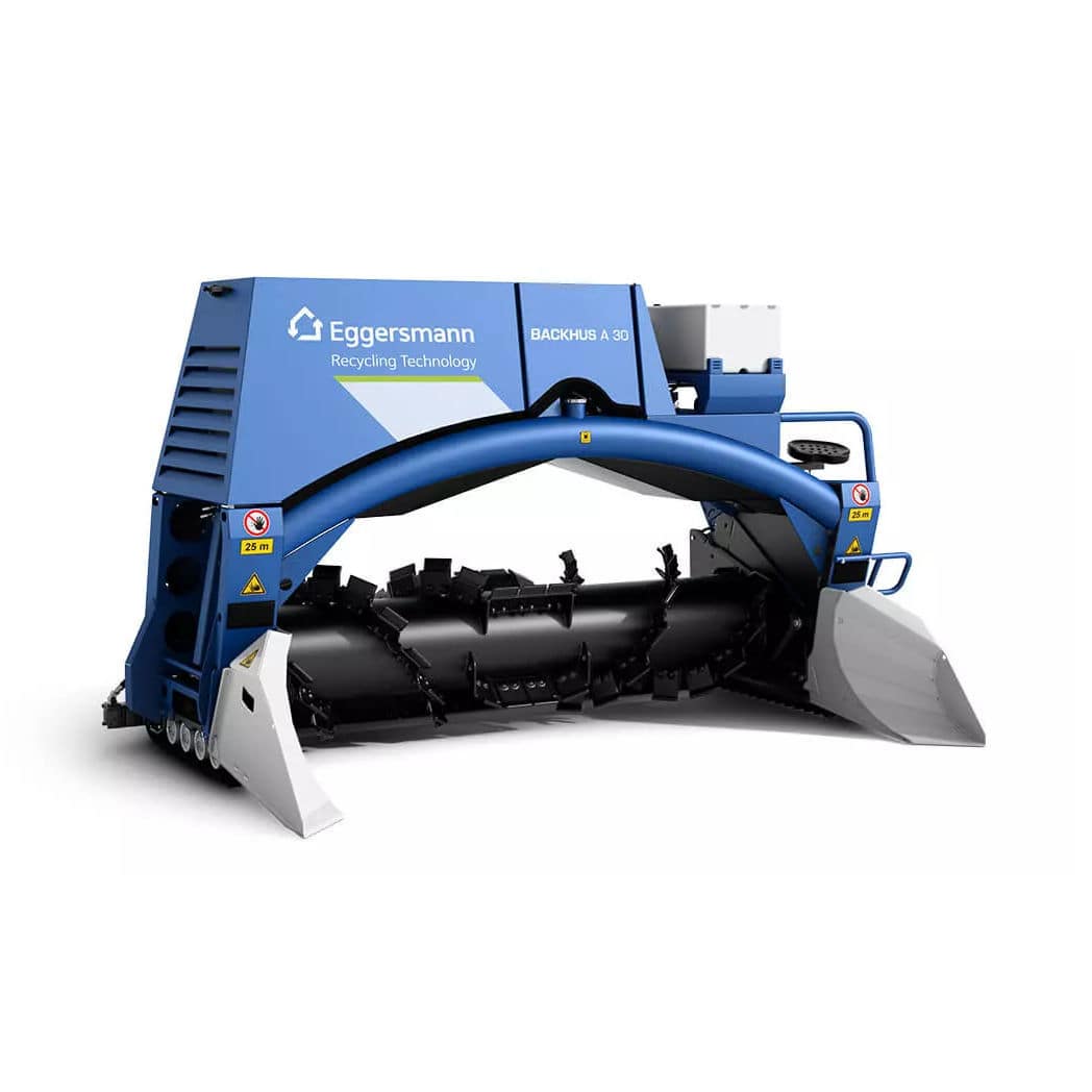Self-propelled compost turner - BACKHUS A 30 - Eggersmann Recycling ...