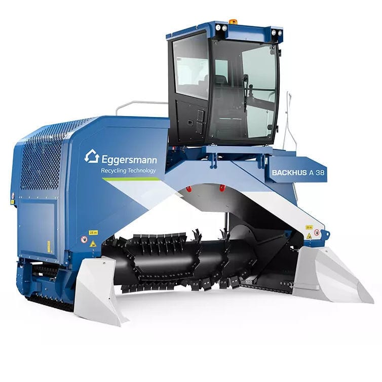 Self-propelled compost turner - BACKHUS A 38 - Eggersmann Recycling ...