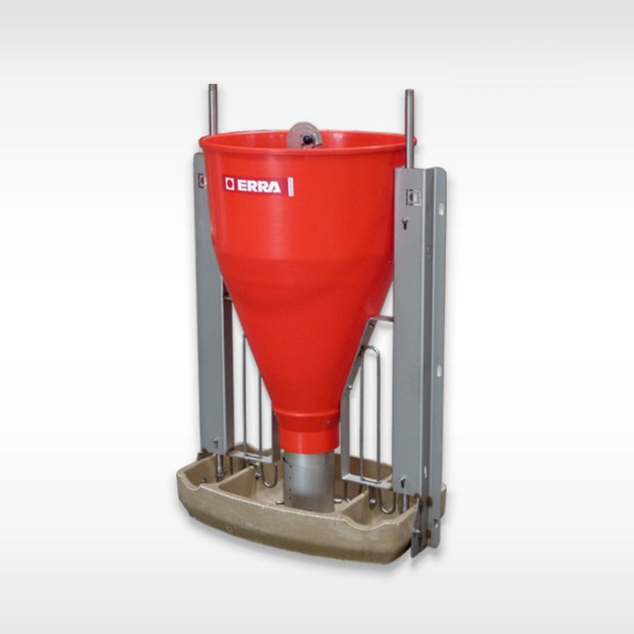 Pig hopper feeder - EP400 - ERRA TECNI-RAM S.L. - plastic / with ...