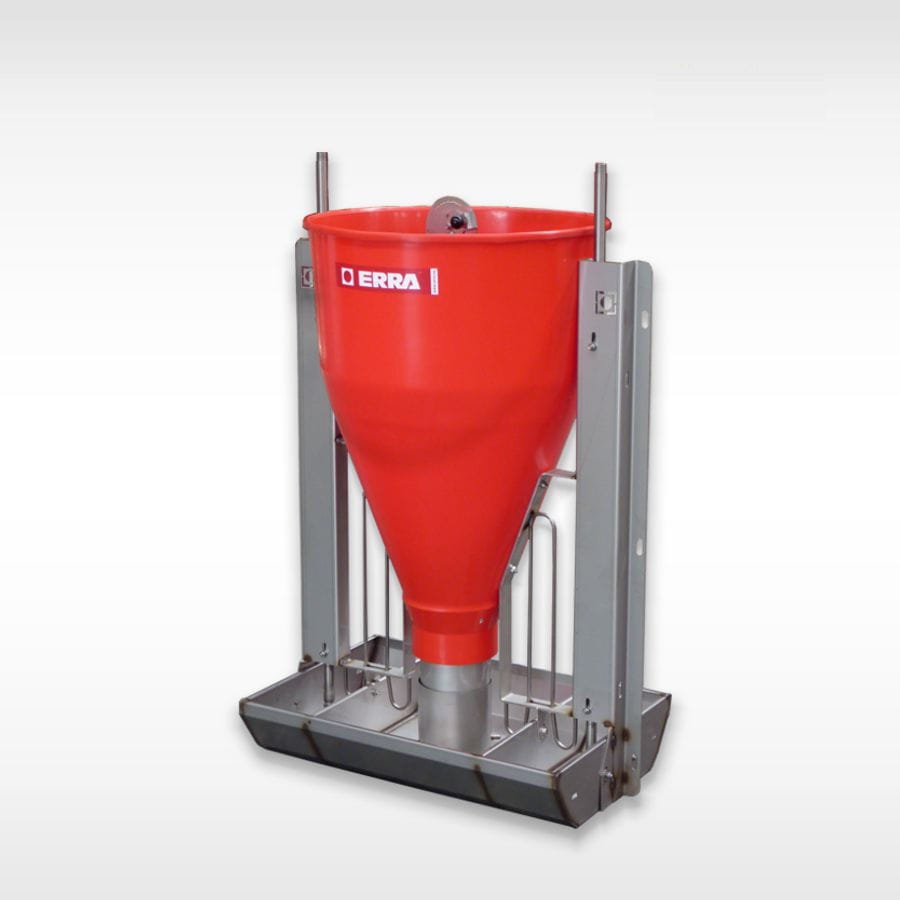 Pig hopper feeder - E400 - ERRA TECNI-RAM S.L. - stainless steel / with ...