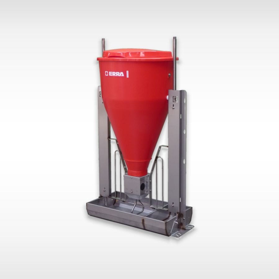 Piglet hopper feeder - D500 - ERRA TECNI-RAM S.L. - stainless steel ...