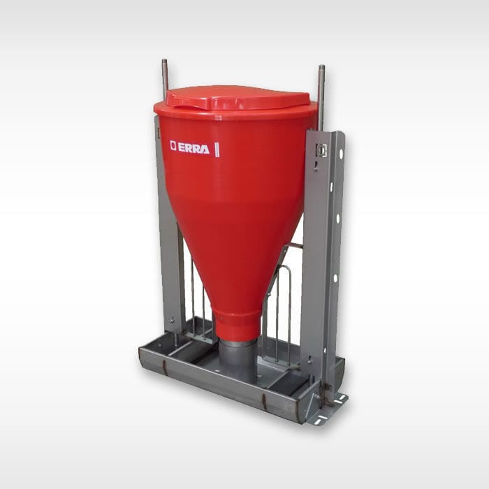 Piglet hopper feeder - D400 - ERRA TECNI-RAM S.L. - stainless steel ...