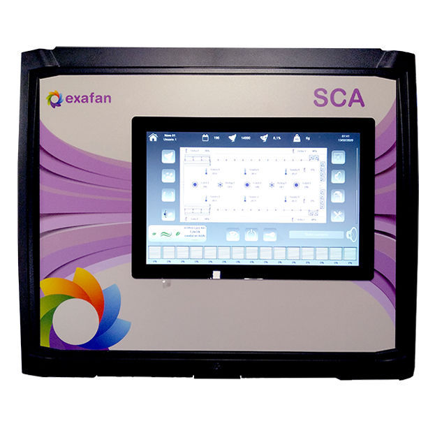 Lighting control system - SCA - EXAFAN - for egg counters / for weather ...
