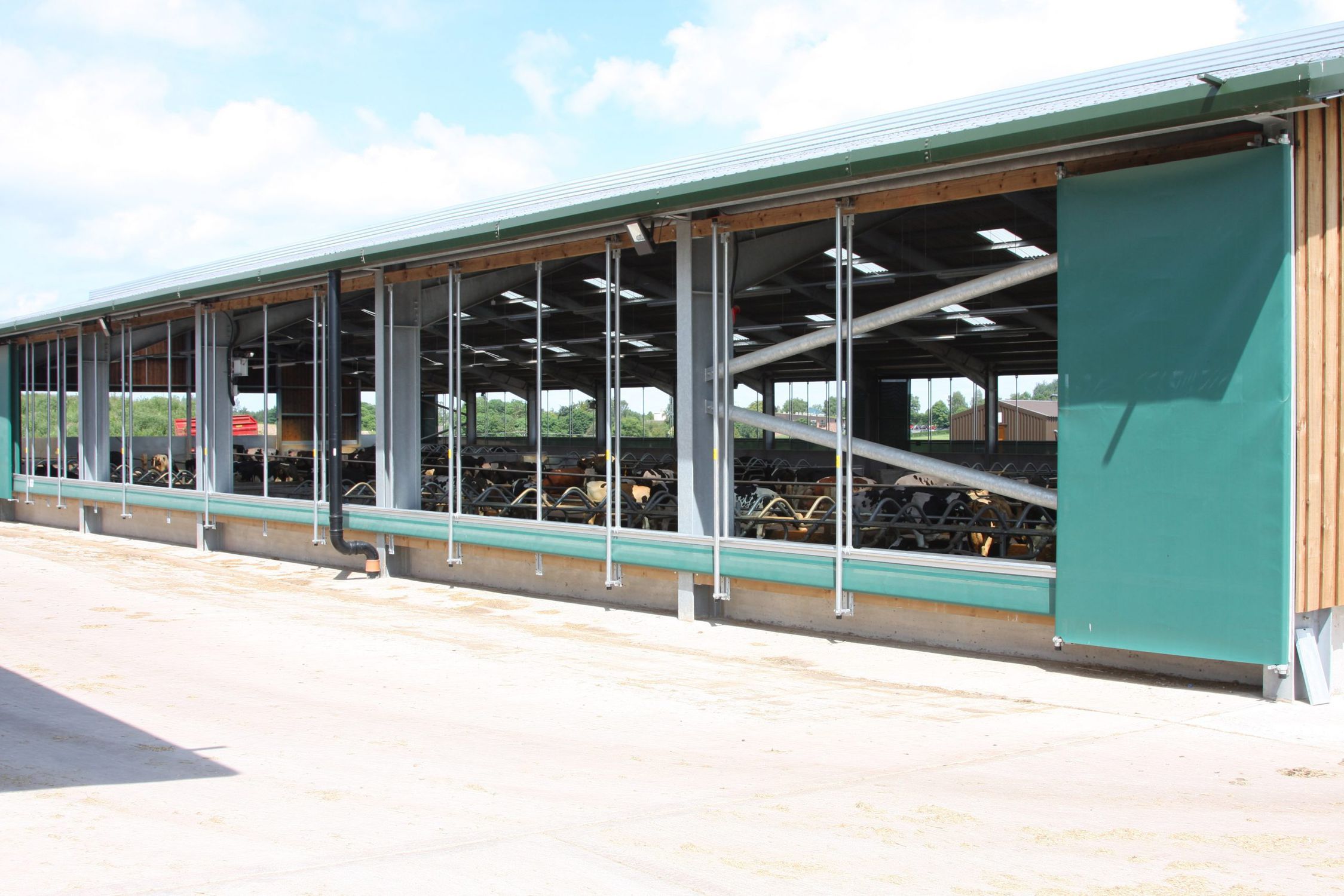 Windbreak barrier - VVS series - Galebreaker Limited - shade / roller ...