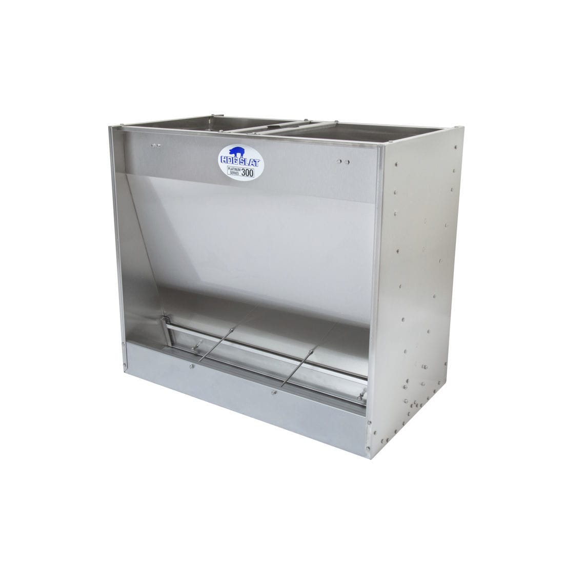 Pig trough - Finishing - Hog Slat - stainless steel / multi-access