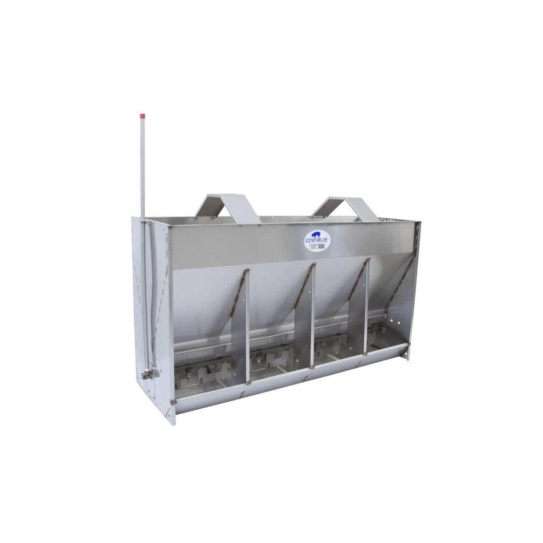 Pig feeder - Wet/Dry - Hog Slat - stainless steel / multi-access