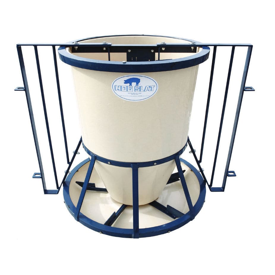 Pig hopper feeder - Hog Slat - multi-access