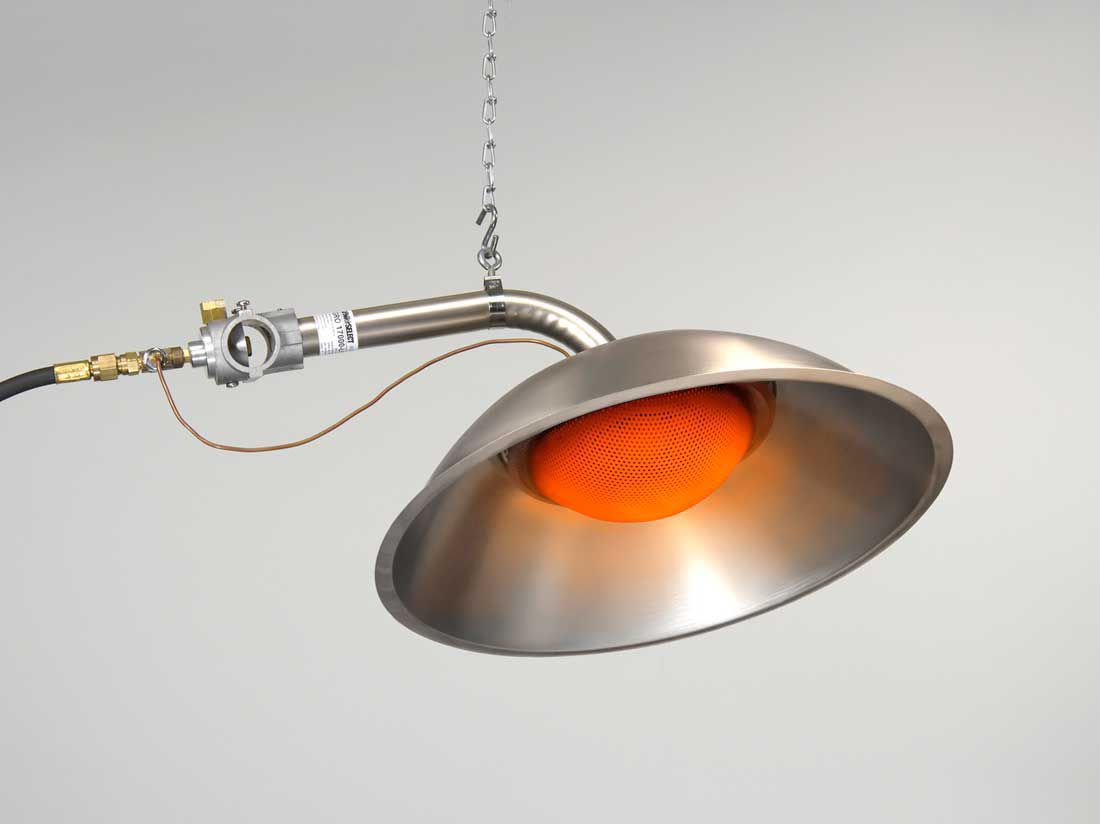 Pig brooder - GRO17000 - Hog Slat - for poultry / gas