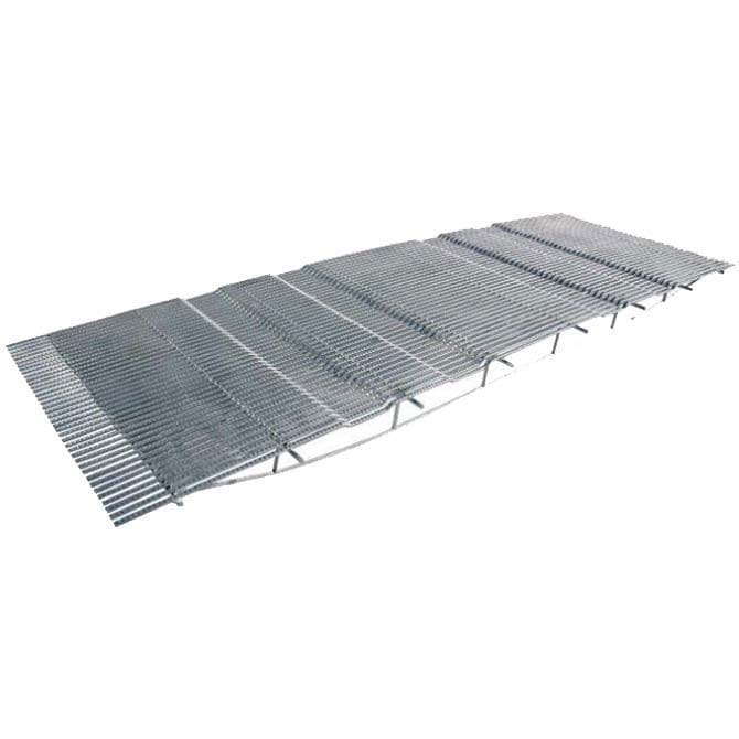 Metal floor panel - TriDEK - Hog Slat - for farm buildings