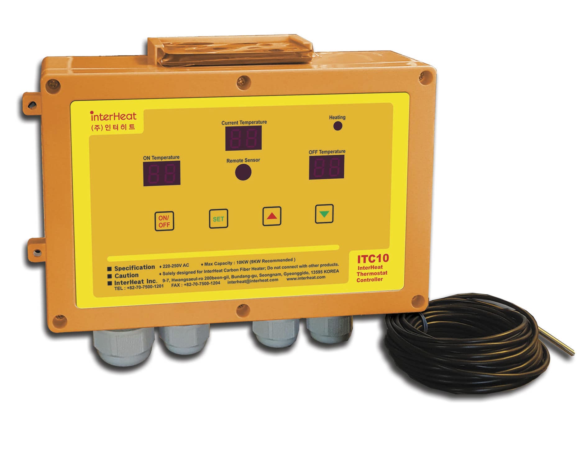 Poultry house temperature regulator - ITC10 - InterHeat Inc. - pig barn ...