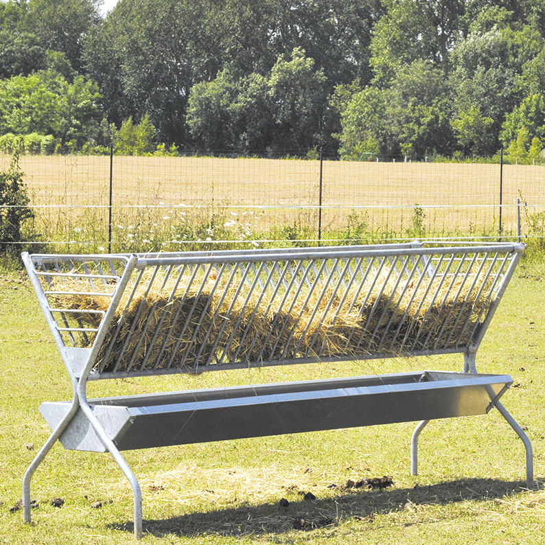 Calf hay rack - RA1008 - JOURDAIN - steel / multi-access / floor-mounted