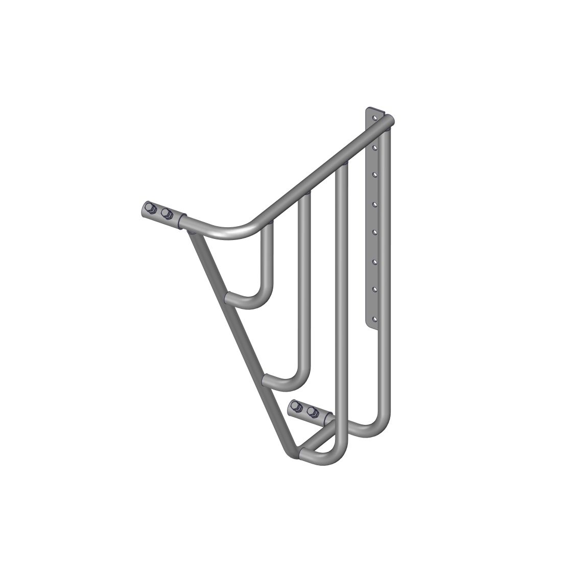 Horse hay rack - RA0806 - JOURDAIN - steel / multi-access / wall-mounted