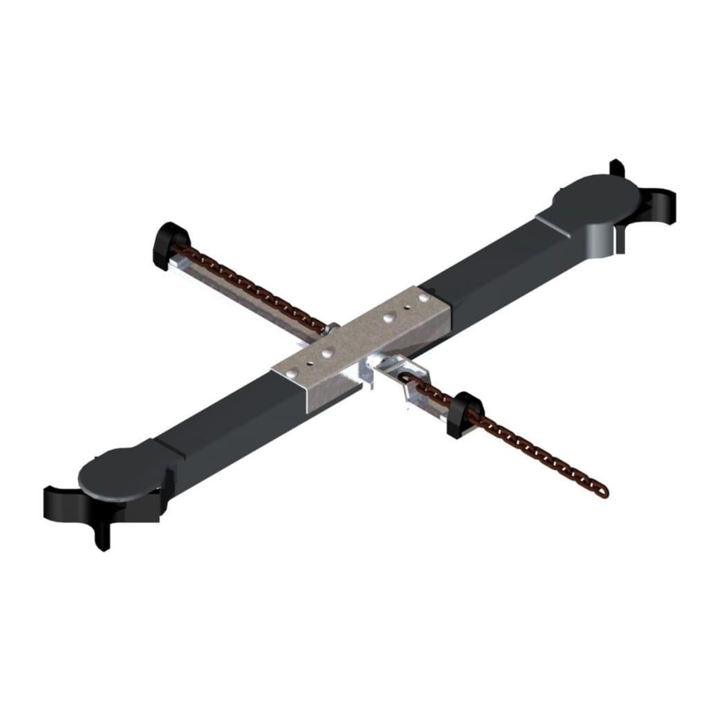 Chain manure scraper - JOZ b.v. - straight / rubber / for slatted floors