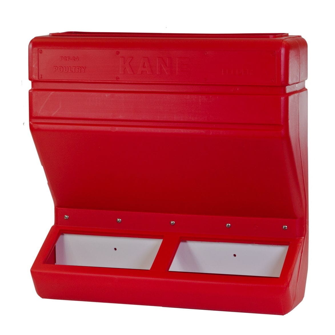 Poultry hopper feeder - PCF-24 - KANE Manufacturing Company, Inc ...