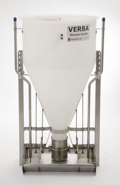 Pig hopper feeder - Mewaco Series - VERBA - stainless steel / with ...