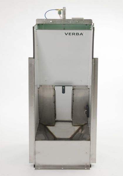 Pig hopper feeder - Variomix series - VERBA - stainless steel