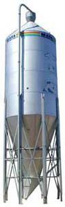 Grain silo - Unik Big - MAFA Silos AB - metal / round / cone-bottom