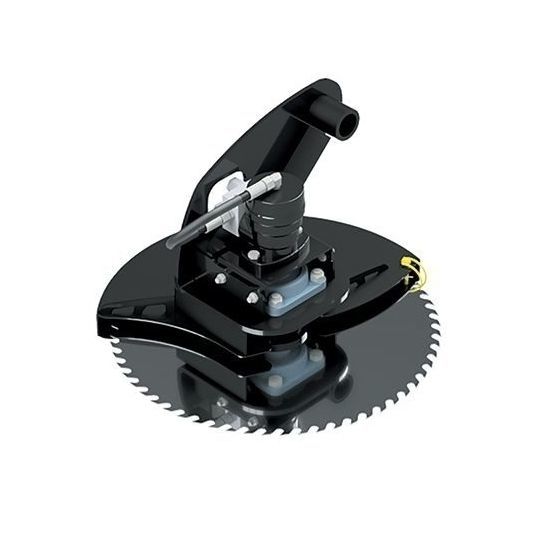 Hydraulic rotating tree saw - SCIE-TRACT - MAGSI Accessoires