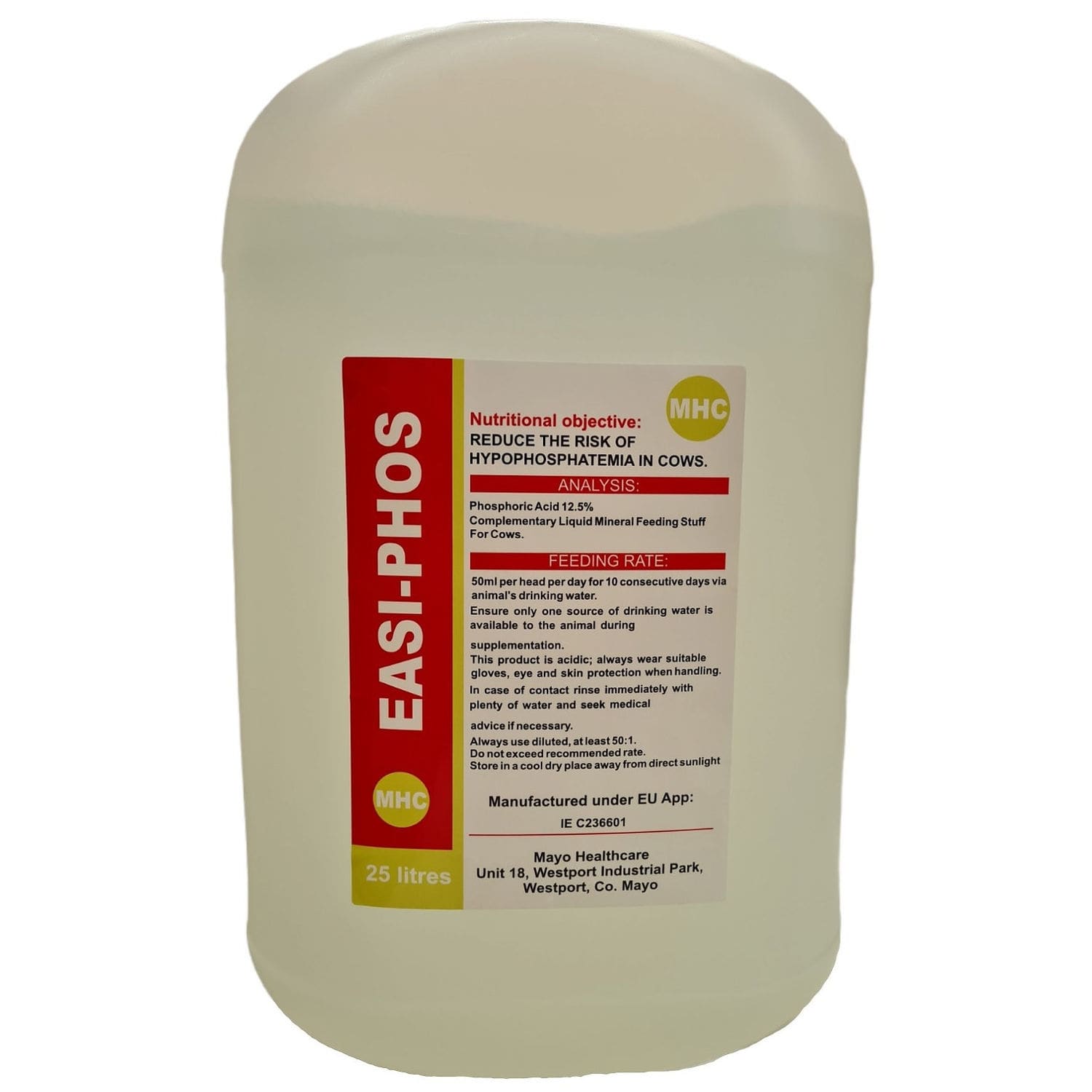 Animal feed supplement - Easi-Phos - Mayo Healthcare - cattle ...