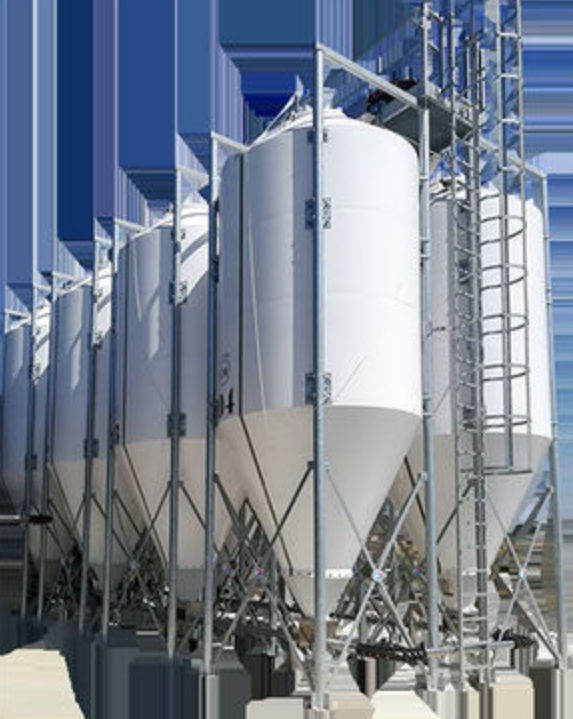 Grain silo - MIAL - MASSINI INDUSTRIES srl - steel / fiberglass / cone ...