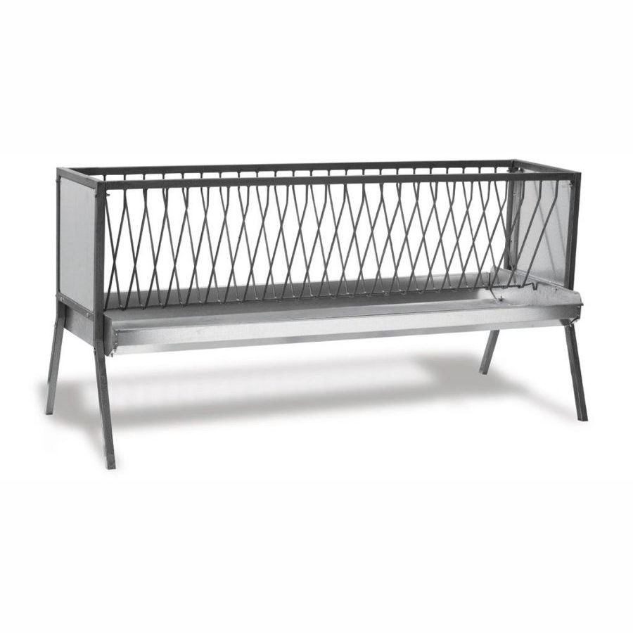 Sheep hay rack - MILKPLAN S.A. - galvanized steel / multi-access