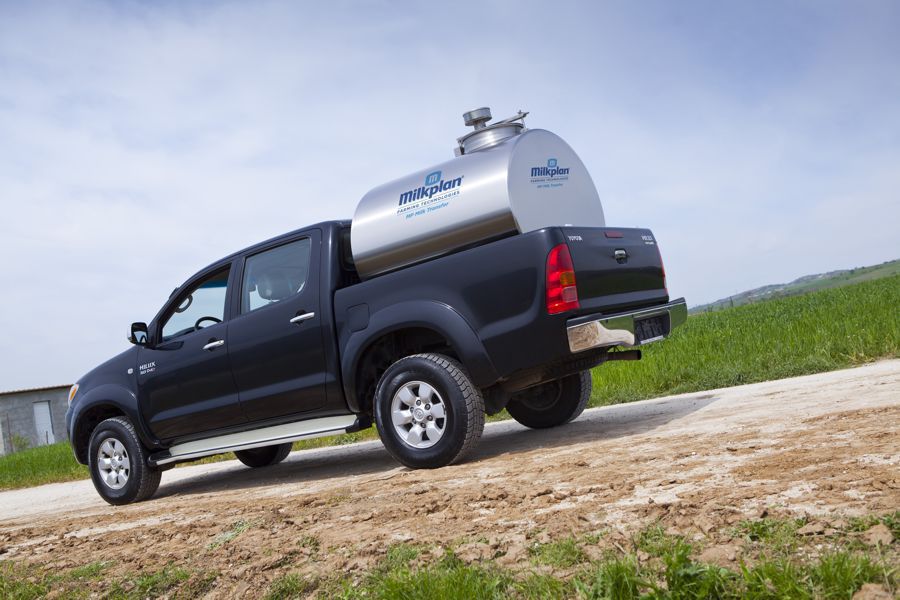 Milk tank - TT series - MILKPLAN S.A. - stainless steel