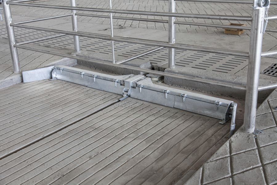 Chain manure scraper - MILKPLAN S.A. - rope / straight / straight