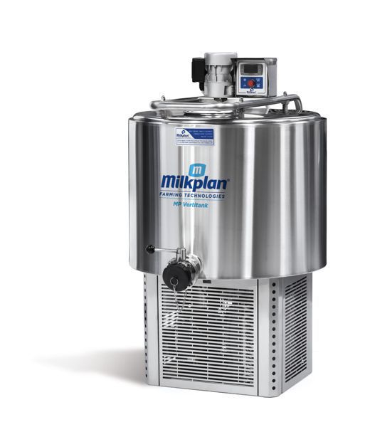Milk tank - MPV series - MILKPLAN S.A. - open / vertical / stainless steel