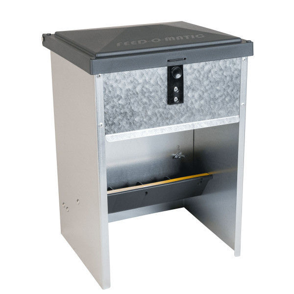 Poultry hopper feeder - OF05 - Olba B.V. - metal / multi-access / floor ...