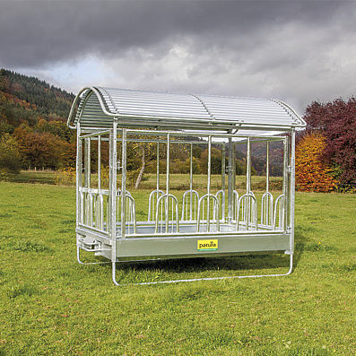 Horse hay rack - 303584 - PATURA KG - for cattle / multi-access / with roof