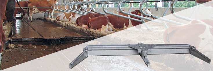 Rope manure scraper - FBS - PETER PRINZING GmbH - U-shaped / V / automatic