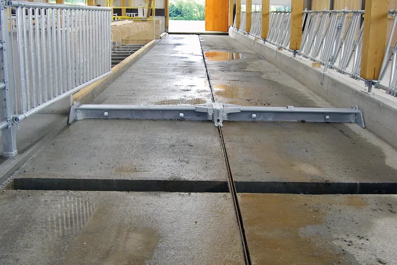 U-shaped manure scraper - PKWS - PETER PRINZING GmbH - for slatted ...