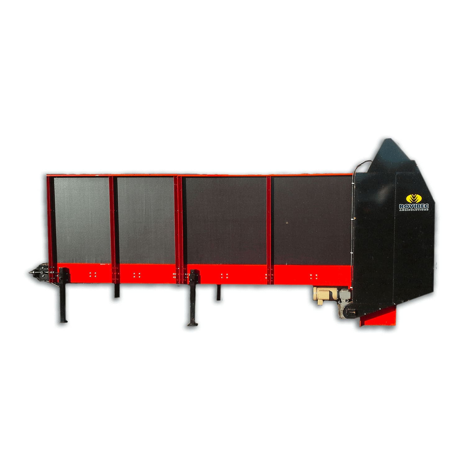 Animal feed conveyor - Rovibec Agrisolusions - hay bale / silage / chain