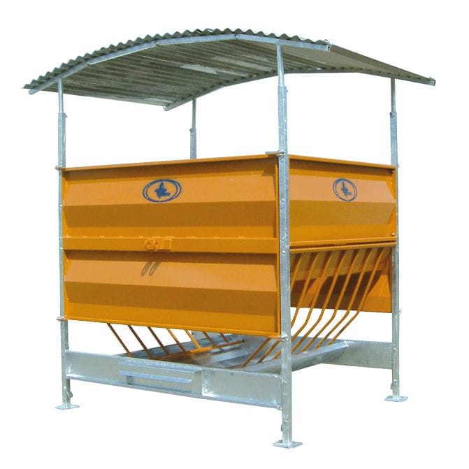 Sheep hay rack - RMT 0160 - SATENE SAS - for goats / galvanized steel ...