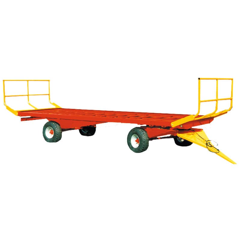 Flatbed trailer - VPP 6014 S - SATENE SAS - 2-axle / agricultural / for ...