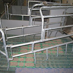 Adjustable farrowing stall - SCHULZ Systemtechnik GmbH - anti-crush ...