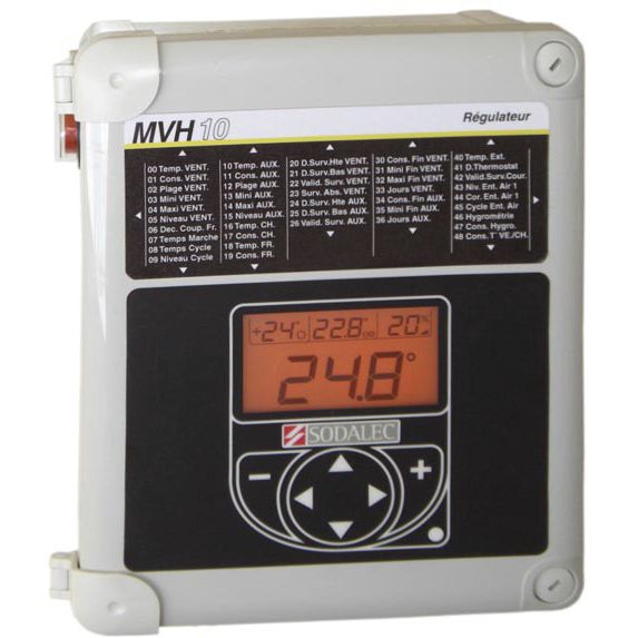 Poultry house climate controller - MVH 10 - SODALEC DISTRIBUTION - barn ...