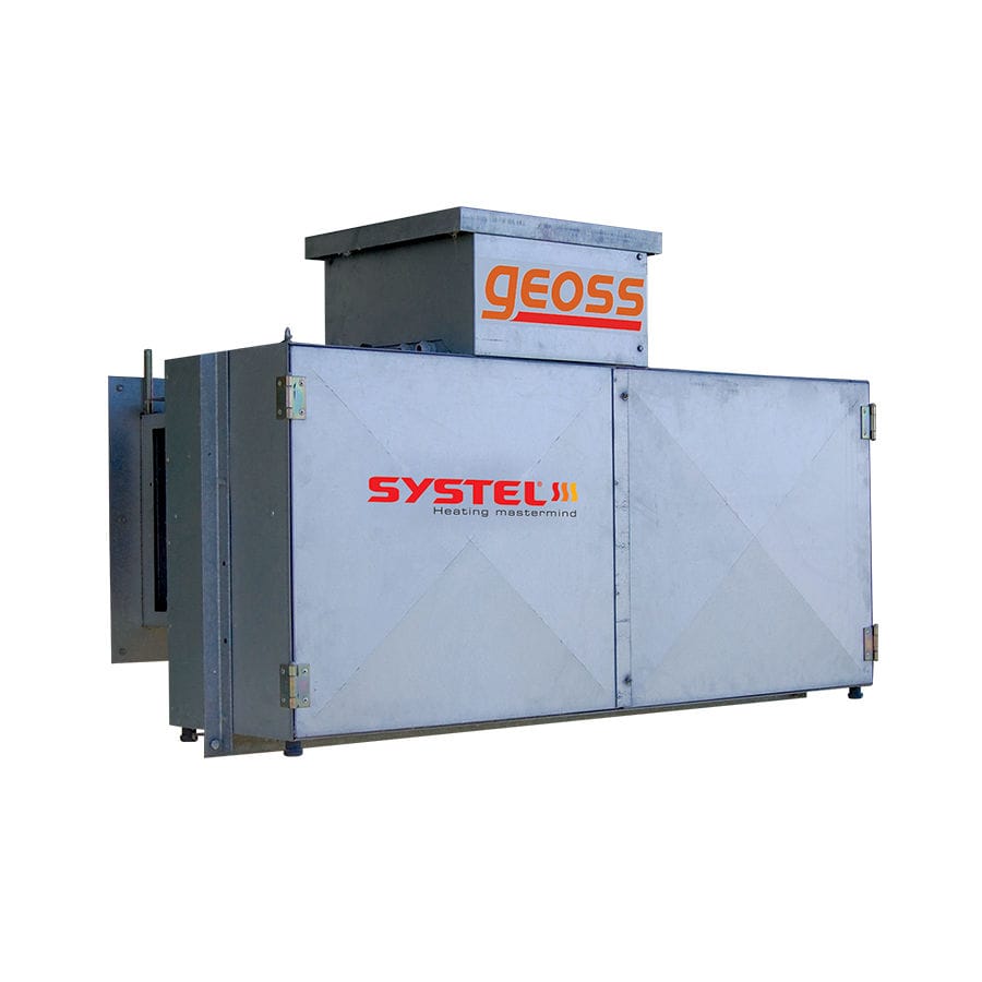 Gas hot air generator - GEOSS, PGE Series - SYSTEL Sarl - wall-mounted ...
