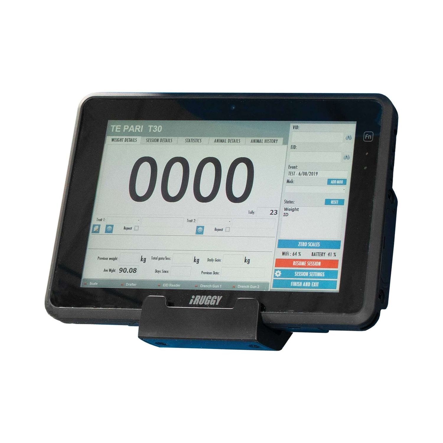 Weight indicator with touchscreen - T30 - Te Pari Products Ltd ...