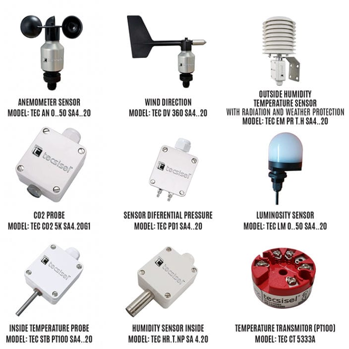 Poultry house temperature probe - Sensors - TECSISEL, Lda - humidity