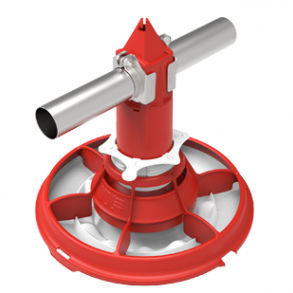 Poultry pan feeder - Gallox - VDL AGROTECH B.V. - plastic / multi ...